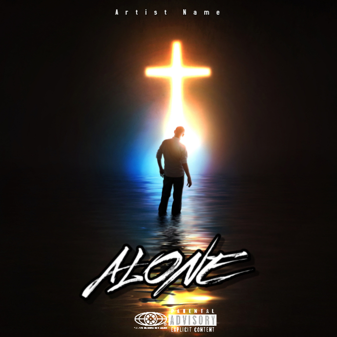 CHURCH ALONE MAN MIXTAPE COVER Template | PosterMyWall