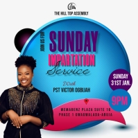 Church Prayer Service Invitation Flyer Template | PosterMyWall