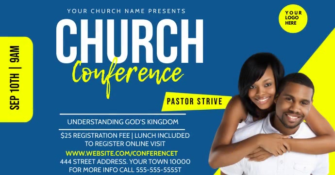 church animation poster template | PosterMyWall