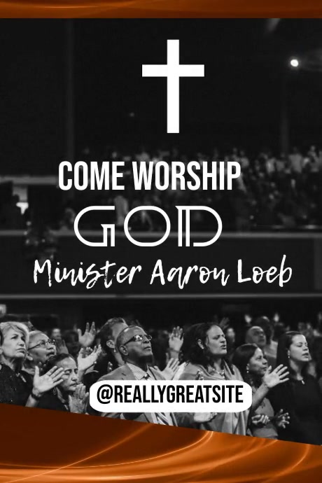 church animation poster template | PosterMyWall