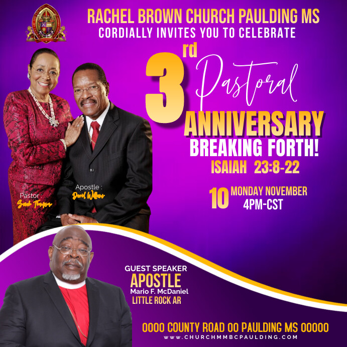 Church Anniversary ,Church Celebration church Template | PosterMyWall