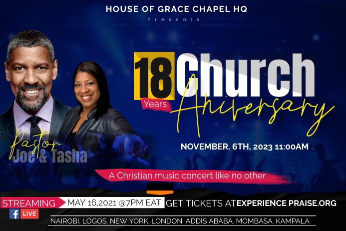 church anniversary (1) Template | PosterMyWall