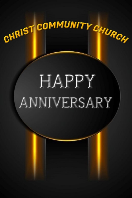 CHURCH ANNIVERSARY Template | PosterMyWall