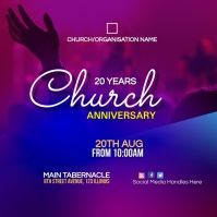 church anniversary Template | PosterMyWall