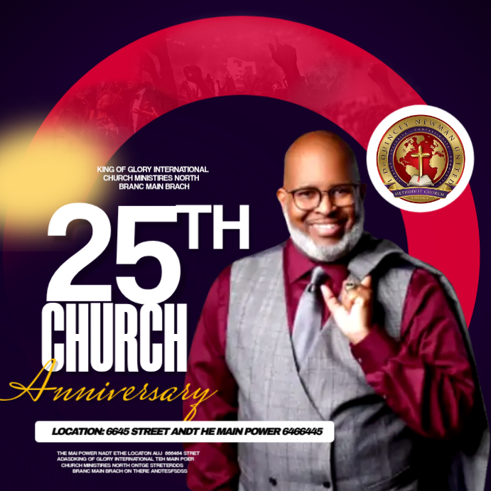 church anniversary Template | PosterMyWall