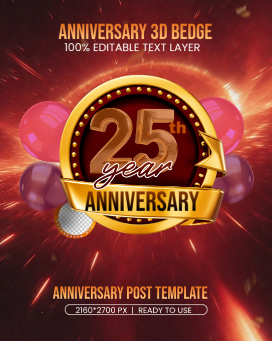 Church Anniversary Template | PosterMyWall