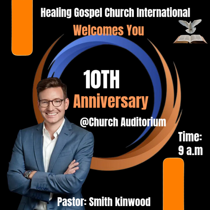 Church Anniversary flyer Template | PosterMyWall