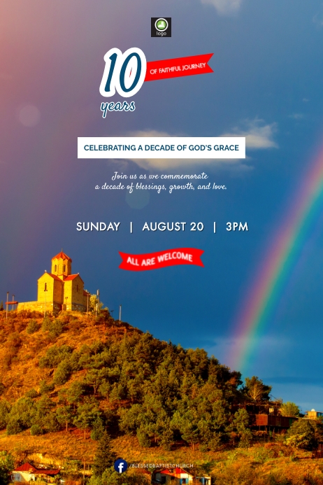 church anniversary poster Template | PosterMyWall