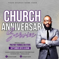 church anniversary service Template | PosterMyWall