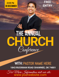 virtual church service flyer Template | PosterMyWall