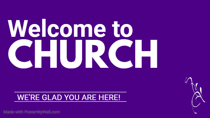 Church Announcements Presentation Template | PosterMyWall