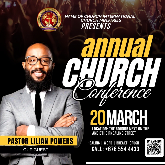 church annual Template | PosterMyWall
