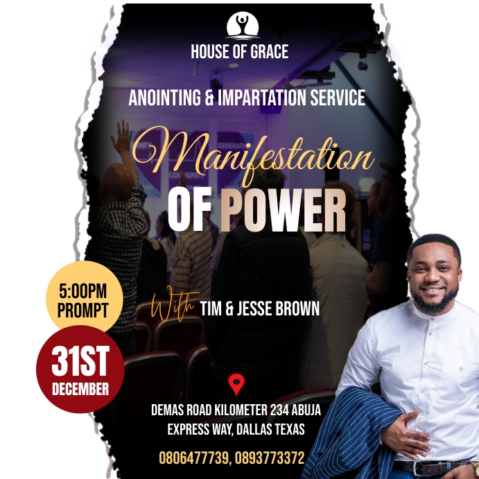 church annual revival service Template | PosterMyWall