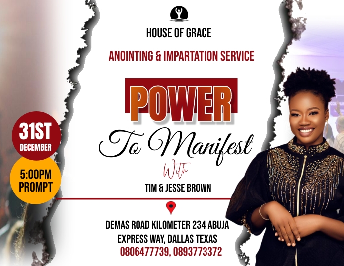 church anointing service Template | PosterMyWall