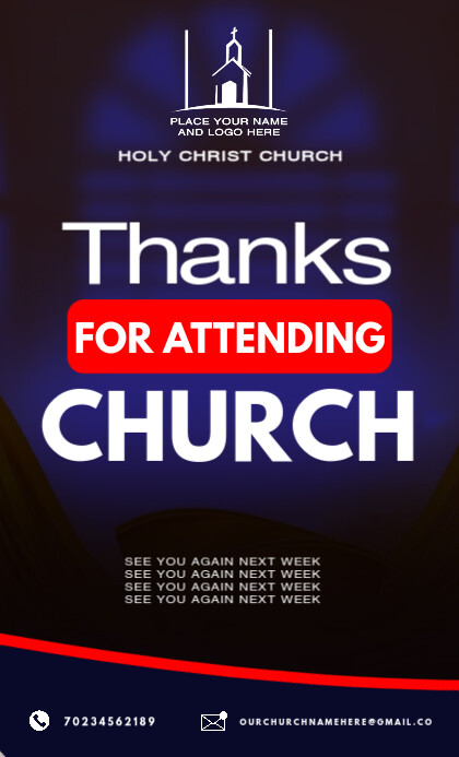 Copy of church appreciation flyer template | PosterMyWall