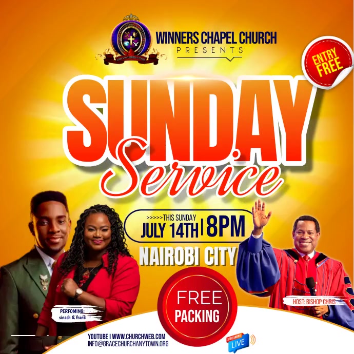 CHURCH BANNER (1) Template | PosterMyWall