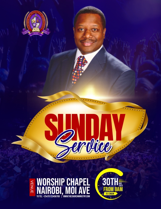 CHURCH BANNER (3) Template | PosterMyWall