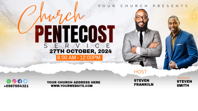 Church banner Template | PosterMyWall