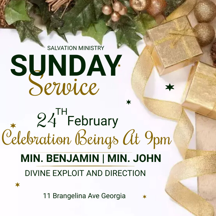 Church banner Template | PosterMyWall