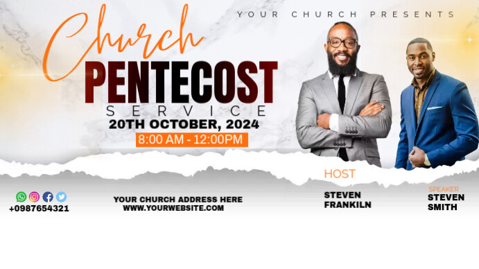 Church banner Template | PosterMyWall