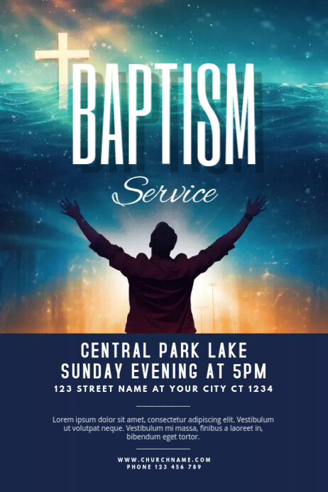 Copy of Church Baptism Event Flyer | PosterMyWall