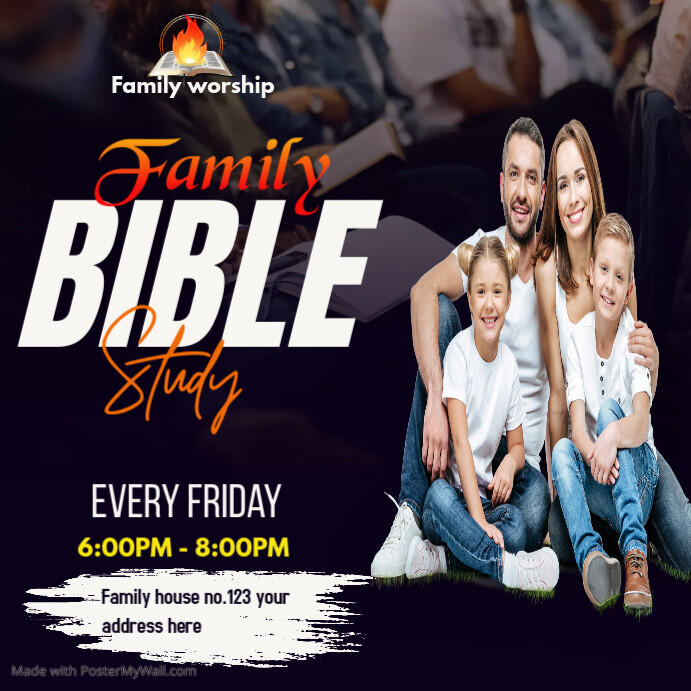 Copy of CHURCH BIBLE FLYER | PosterMyWall