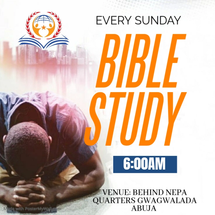 Church bible study, bible study lesson Template | PosterMyWall