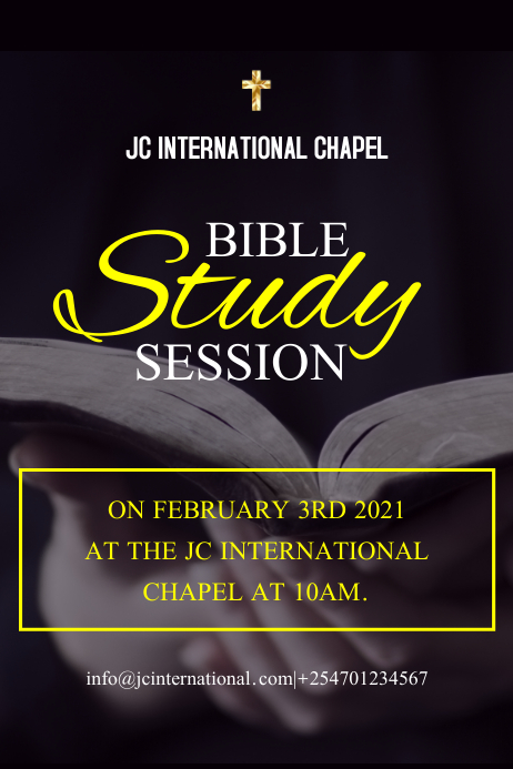 church bible study Template | PosterMyWall