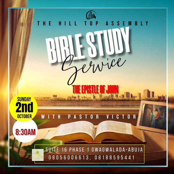 church bible study Template | PosterMyWall