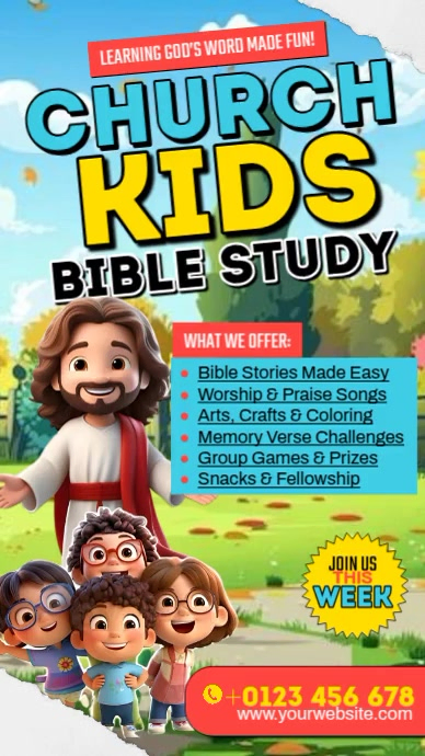 Church Bible Study Template | PosterMyWall