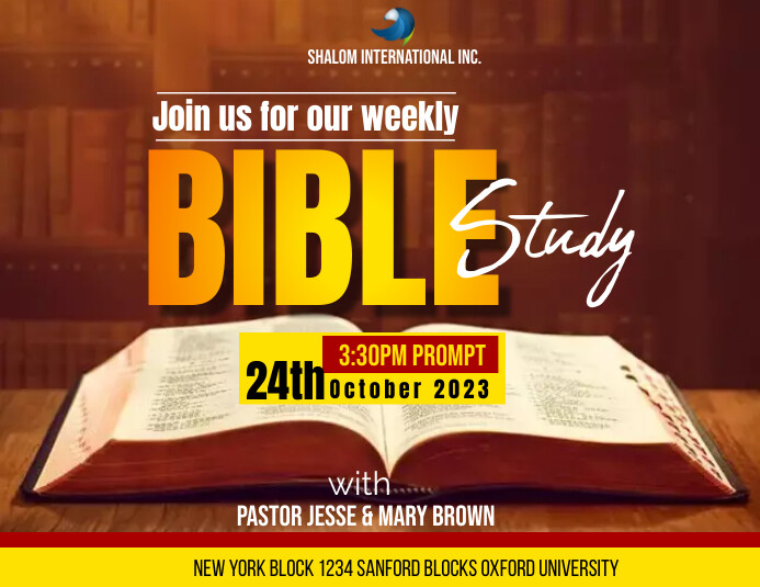 church bible study Template | PosterMyWall