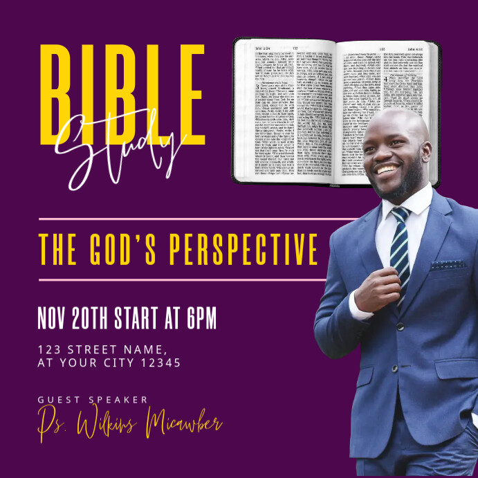 church bible study Template | PosterMyWall