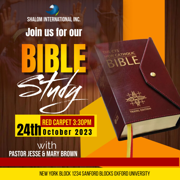 church bible study Template | PosterMyWall