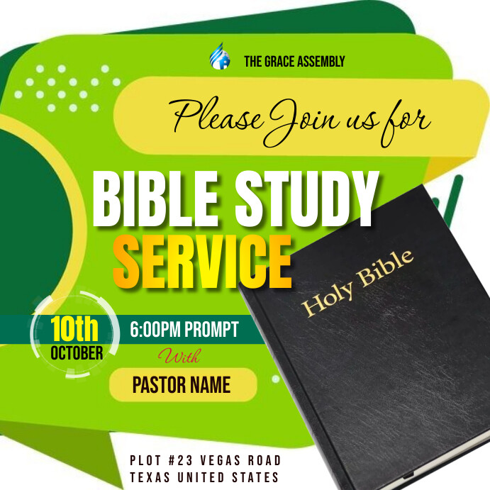 church bible study Template | PosterMyWall