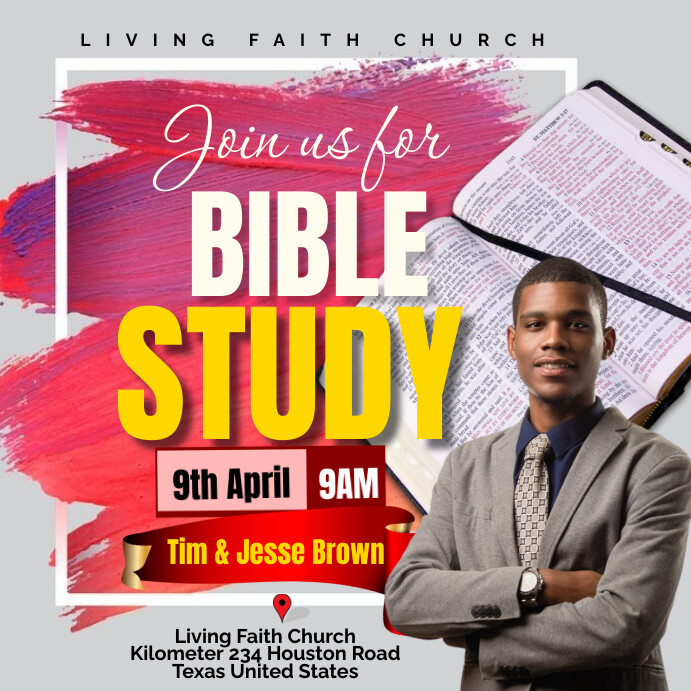 church bible study Template | PosterMyWall