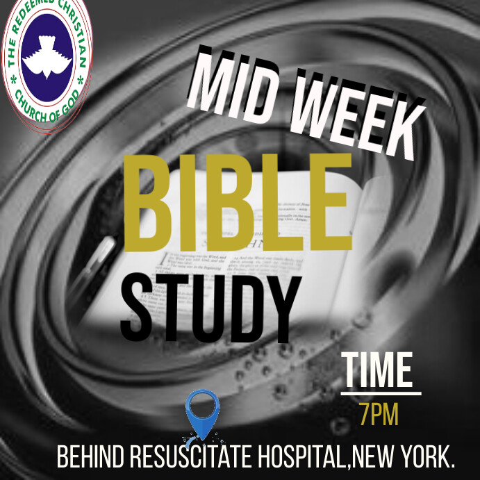 Modèle CHURCH/bible study | PosterMyWall