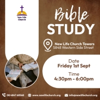 Bible Study Template | PosterMyWall
