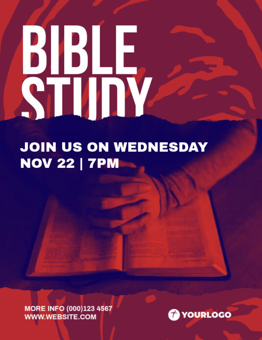 Church Bible Study Template | PosterMyWall