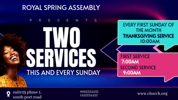 church bill board Template | PosterMyWall