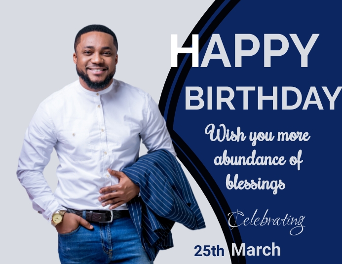 Church Birthday Template | PosterMyWall