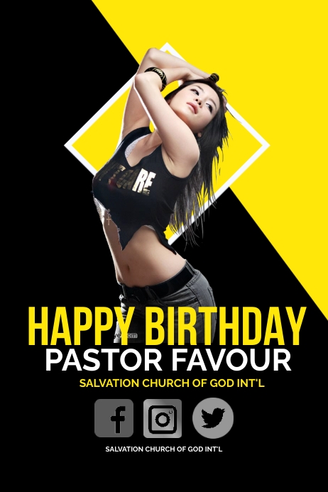 Church Birthday Template | PosterMyWall