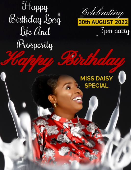 Church Birthday Template | PosterMyWall