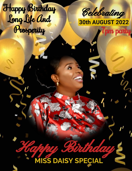 Church Birthday flyer Template | PosterMyWall