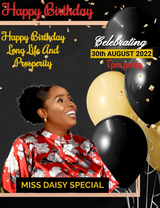 Church Birthday flyer template (1) | PosterMyWall