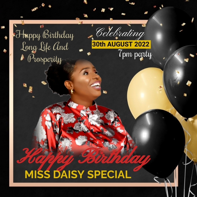 Church Birthday flyer template (1) | PosterMyWall
