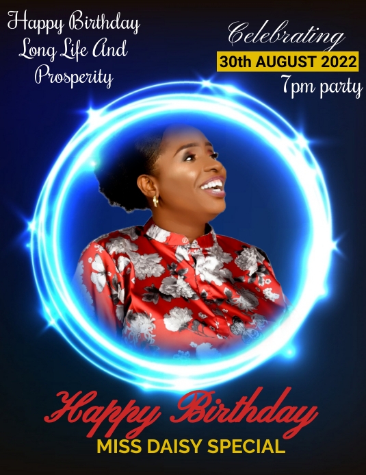 Church Birthday flyer template | PosterMyWall