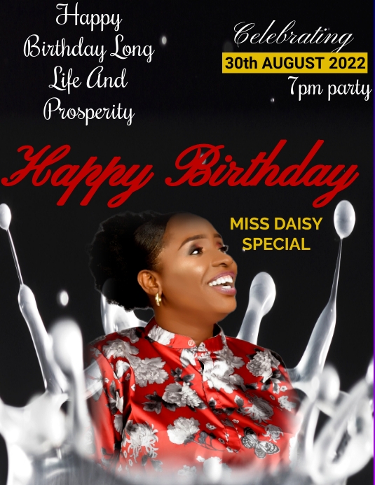 Church Birthday flyer template | PosterMyWall
