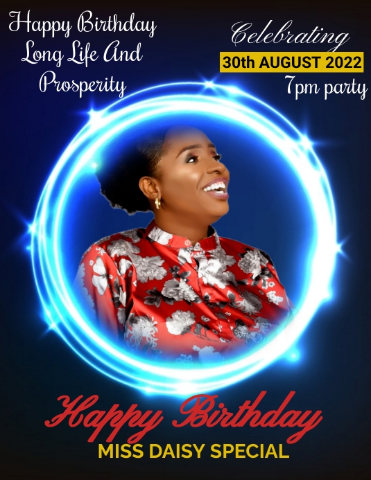 Church Birthday flyer template | PosterMyWall