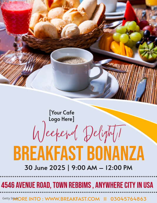 church breakfast flyer Template | PosterMyWall