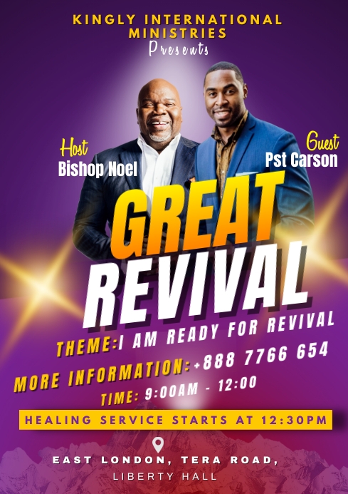 CHURCH BUSINESS CONFERENCE POSTER & BANNER Template | PosterMyWall